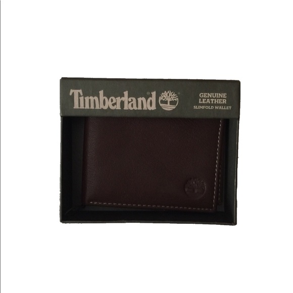 Timberland | Accessories | Timberland Genuine Leather Slim Fold Wallet ...
